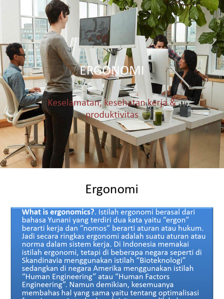 Ergonomi | PDF | Seni | Kesehatan Holistik