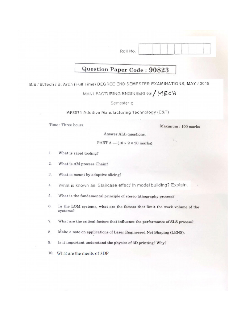 Model Exam | PDF Model Exam | PDF