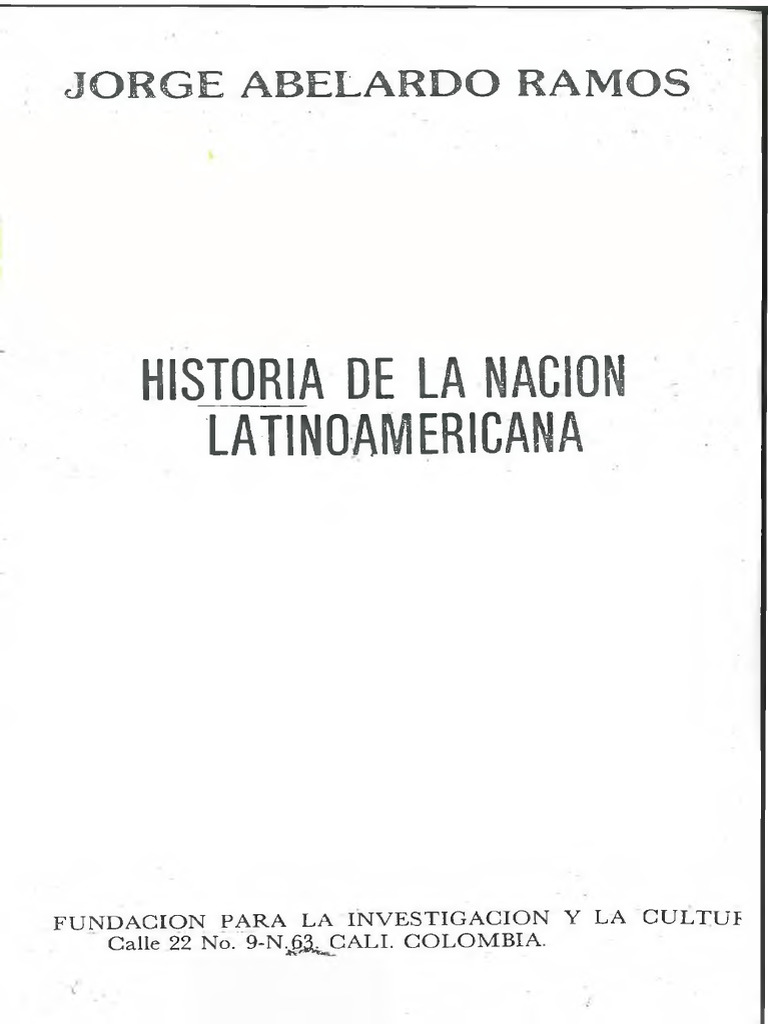 Historia de La Nacion Latinoamericana | PDF
