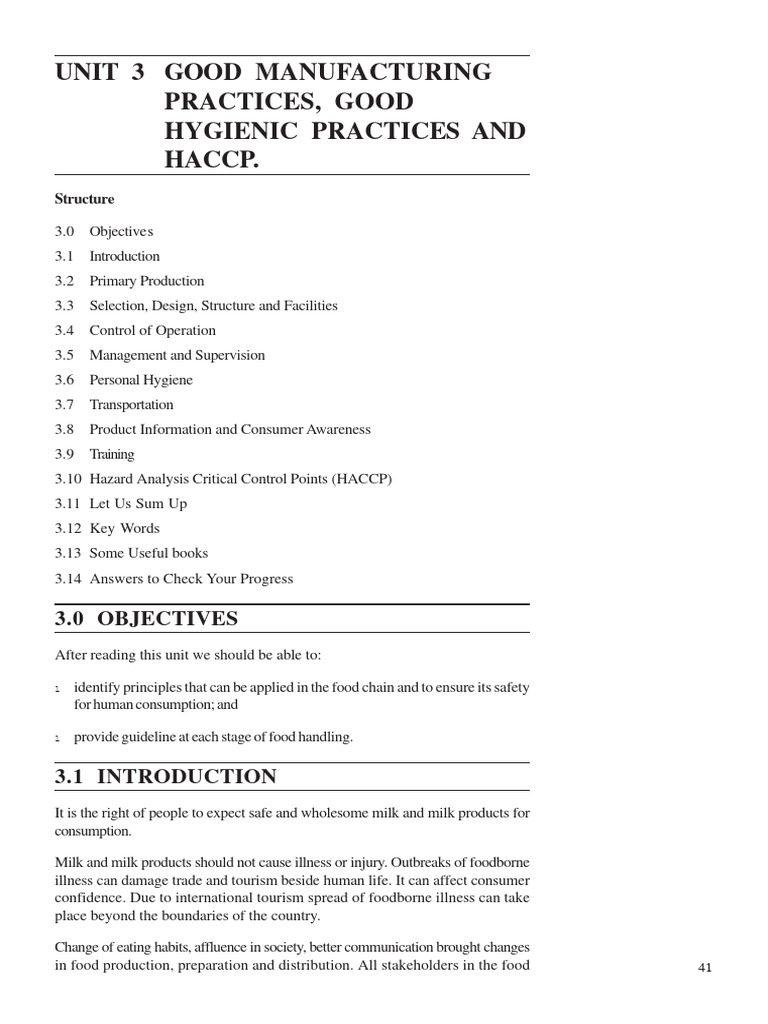 GMP, GHP & Haccp | PDF | Food Safety | Hazard Analysis And Critical Control Points