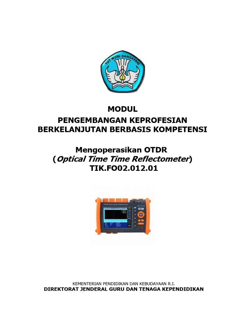 01 MODUL Diklat OTDR | PDF | Komputer