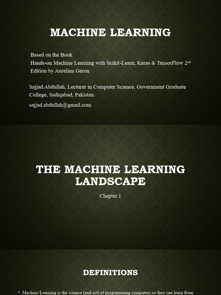 Introduction to Machine Learning Concepts | PDF | Cross Validation ...