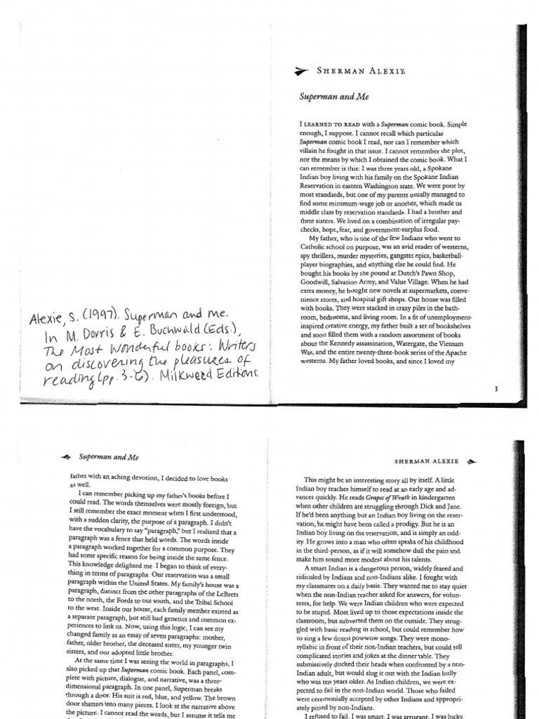 Superman and Me | PDF