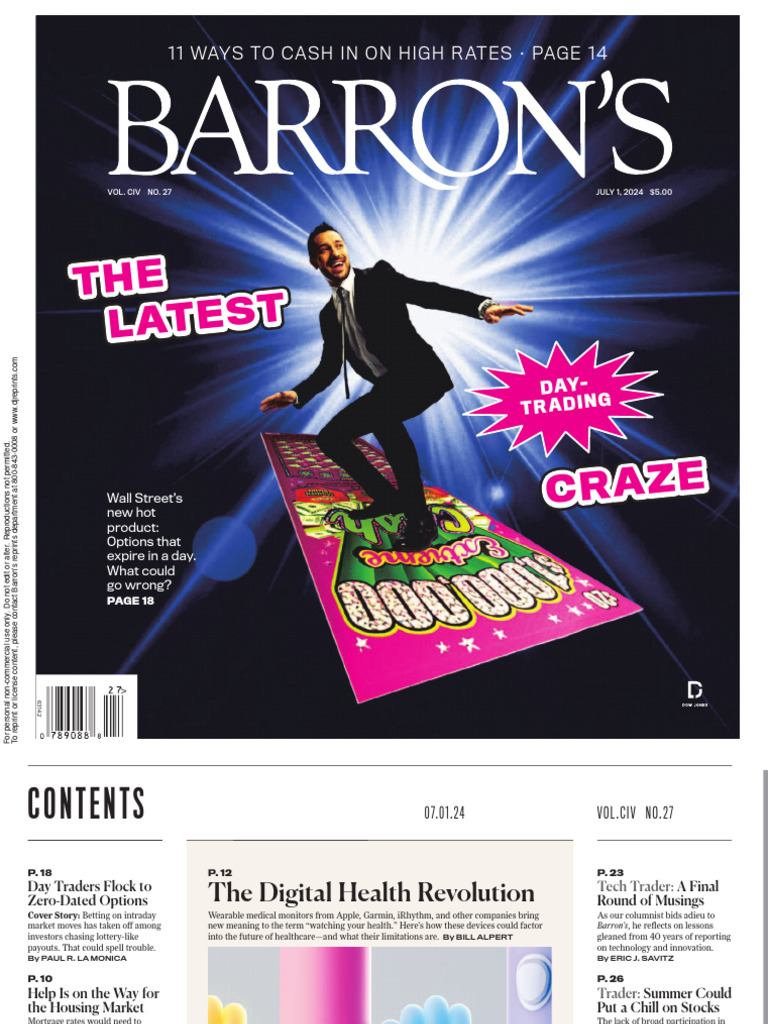 Barrons 07 1 2024 | PDF | Companies | Financial Markets