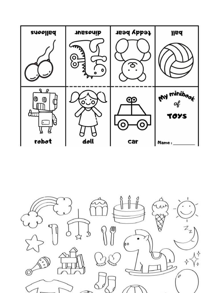 Toys To Color | PDF