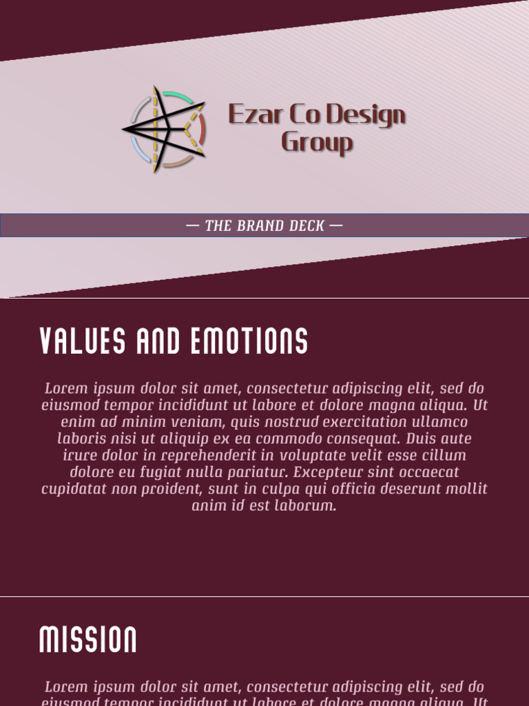 Ezar Co Design Group DECK | PDF