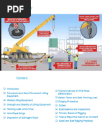 Lifting Rigging Procedure | PDF | Crane (Machine) | Elevator