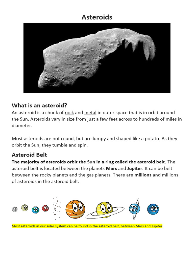 Asteroid Lesson | PDF | Asteroid | Meteoroid