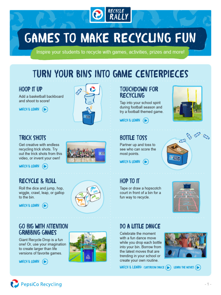 games-to-make-recycling-fun | PDF | Recycling