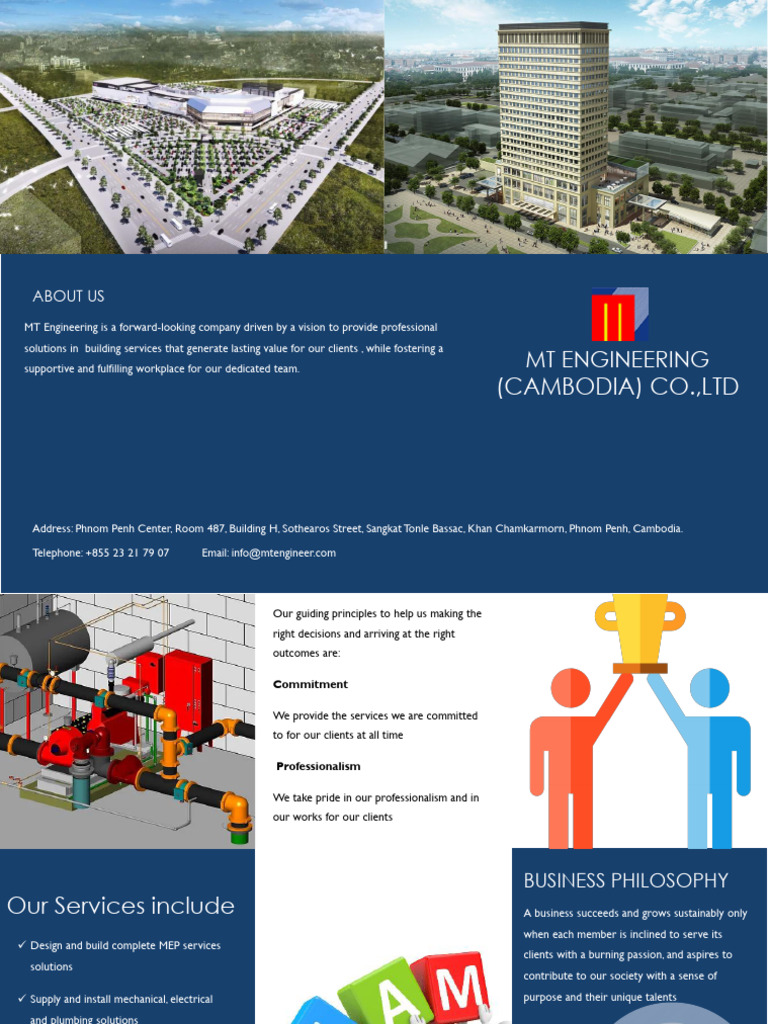 Cambodia - MT Engineering Brochure - 2024 | PDF | Firefighting | Ho Chi Minh City