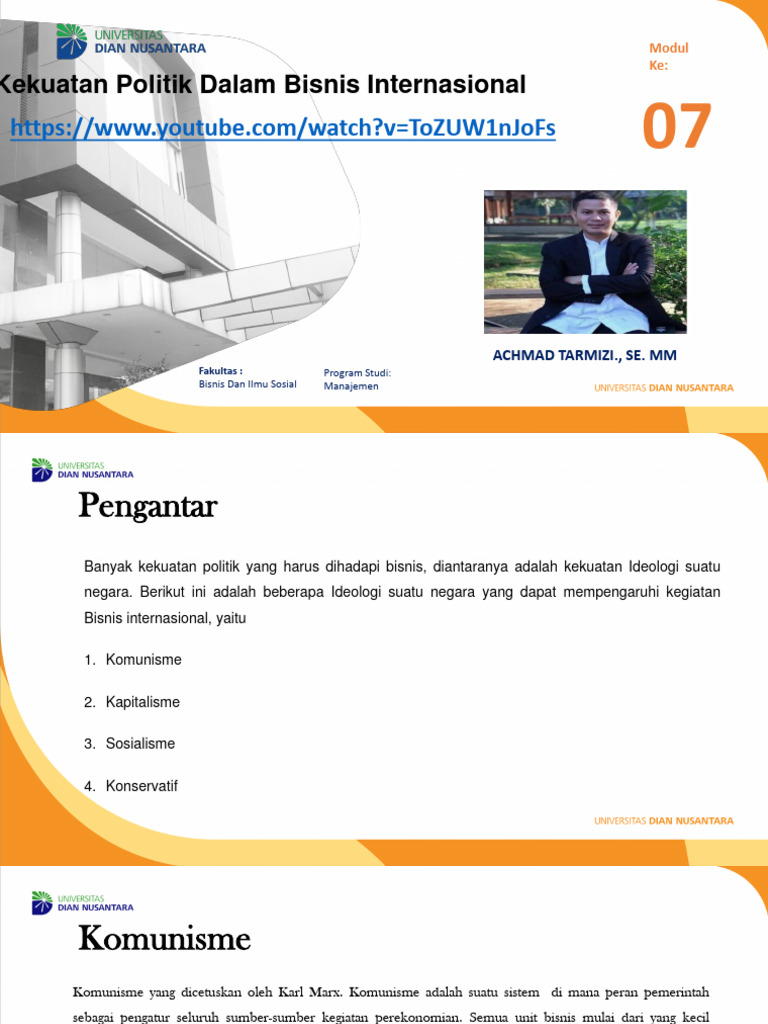 Modul 7 Matkul Bisnis Internasional | PDF