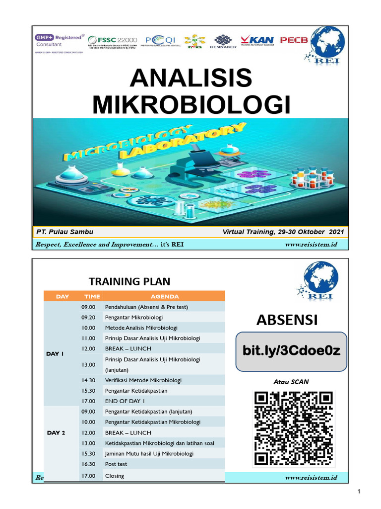 Materi Training Analisa Mikro Revisi Pdf