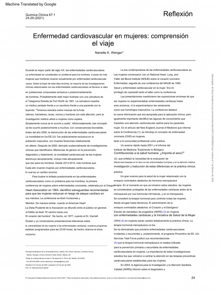 12.cardiovacular Disease in Women | PDF | Enfermedades cardiovasculares ...