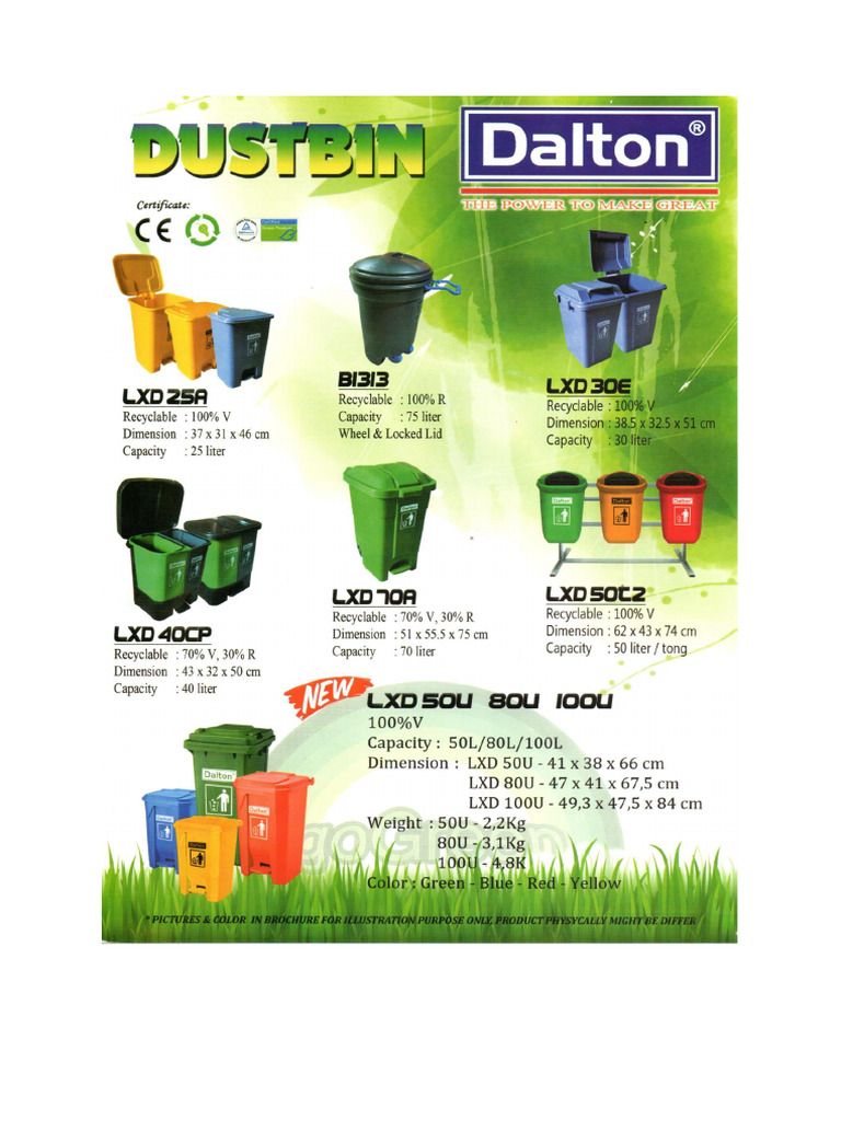 Katalog Produk Dustbin Dan Tangga | PDF