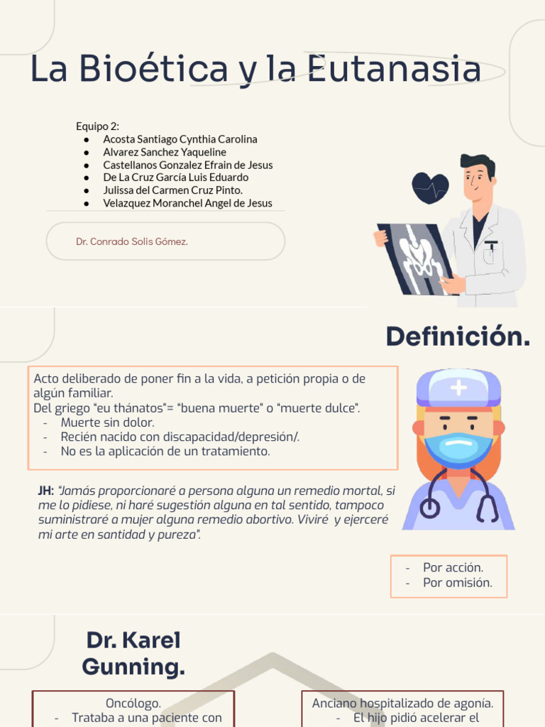 Bioetica y La Eutanasia - Compressed | PDF | Cuidados paliativos | Medicina