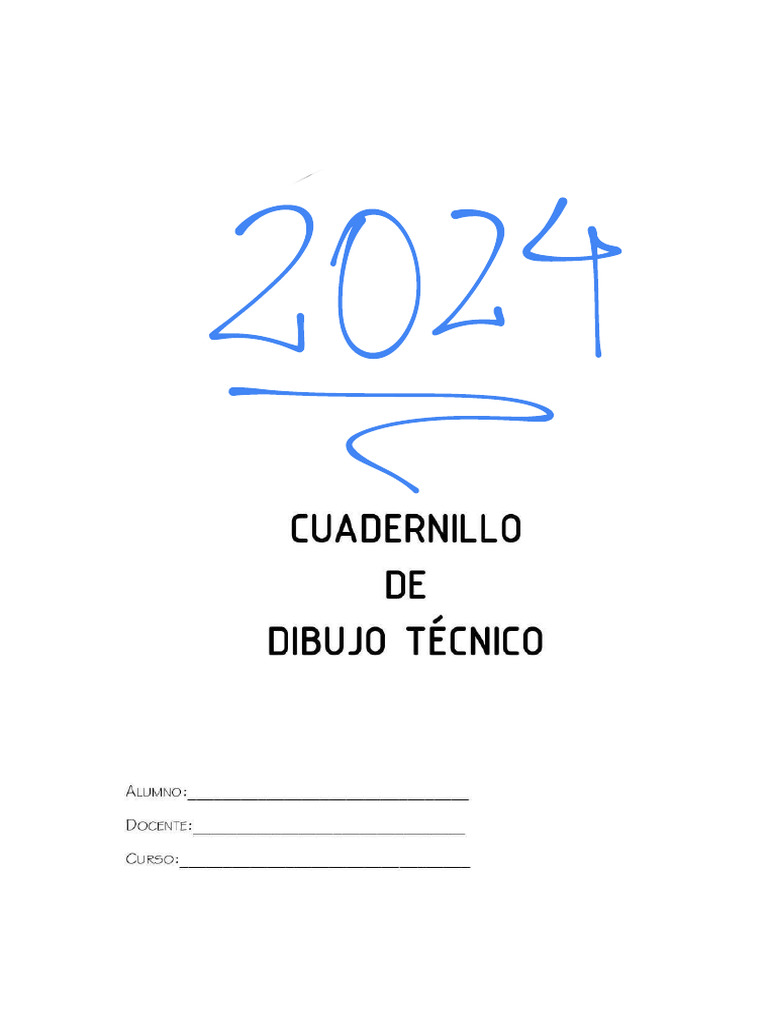 Cuadernillo de Dibujo Técnico | PDF