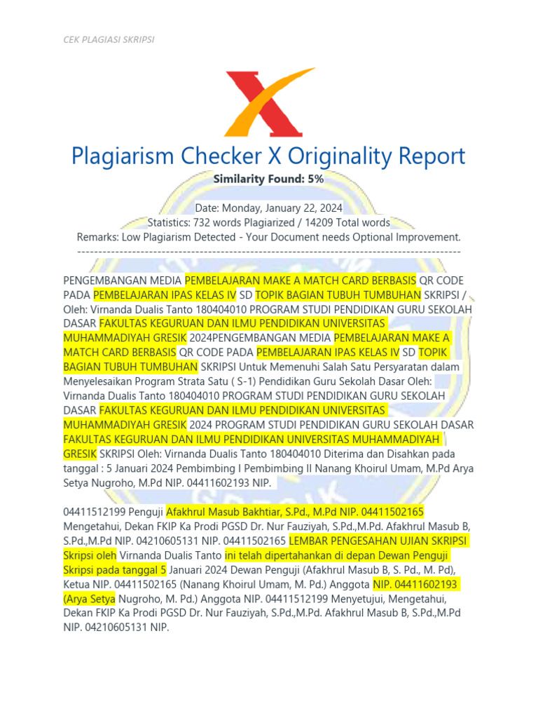 Cek Plagiasi Skripsi Virnanda Dualistanto | PDF | Seni