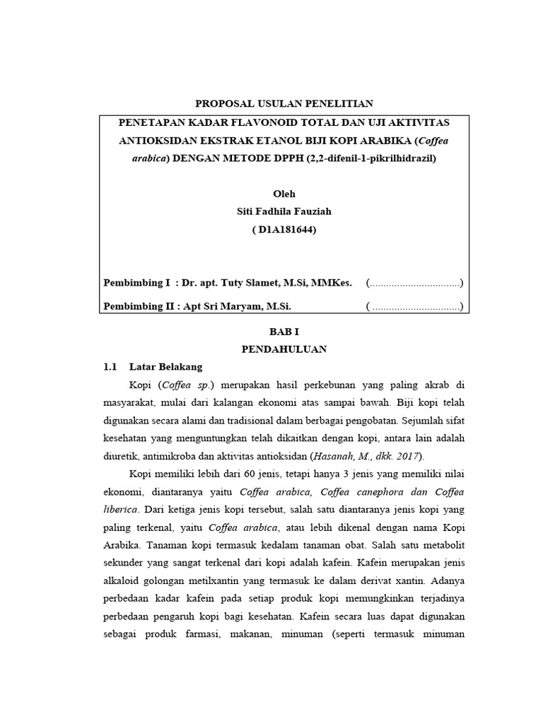Proposal Up - Siti Fadhila Revisi 4 Desember | PDF