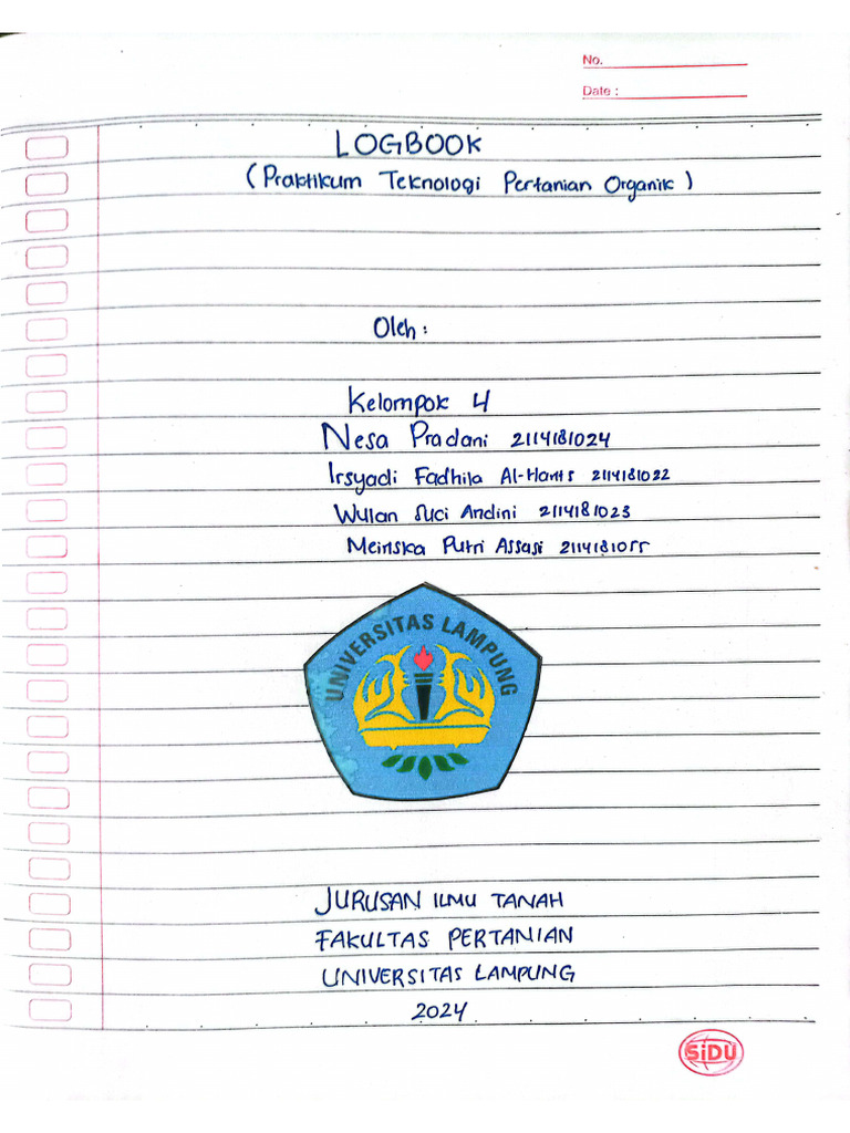 Logbook Kelompok 4 - TPO | PDF