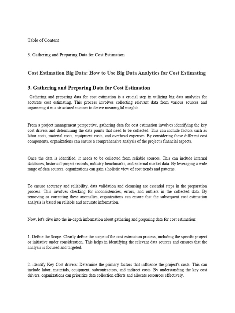 Big Data_how Use It in Const Estimation Worksit | PDF | Data Analysis | Data