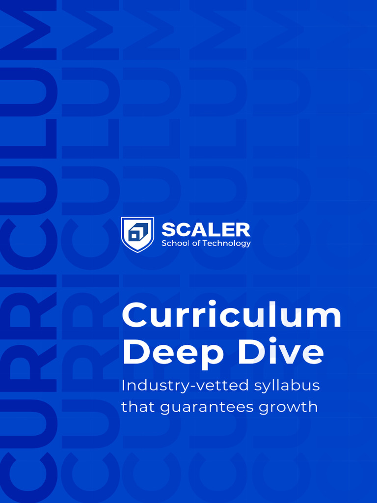 Semester Wise Scaler SST - Curriculum | PDF | Cryptography | Machine Learning