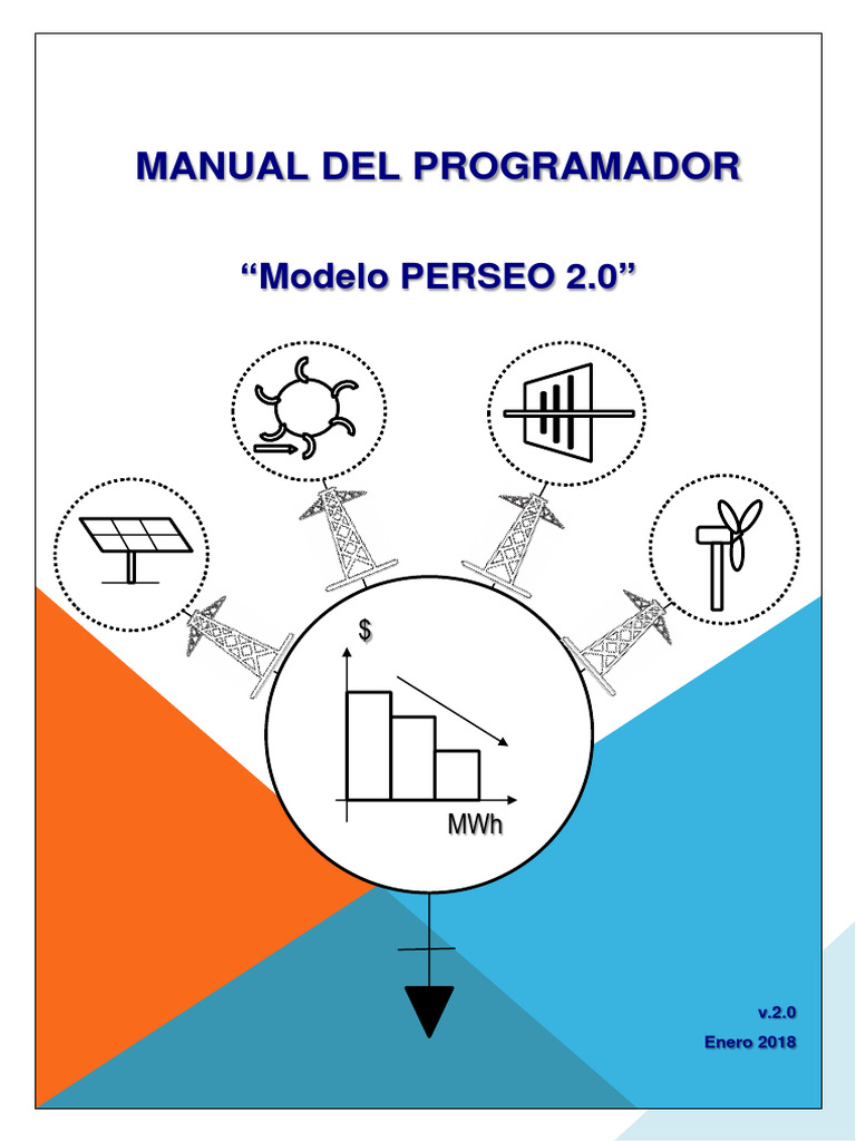 Manual Del Programador Modelo PERSEO 2.0 | PDF | Hidroelectricidad | Ecuaciones