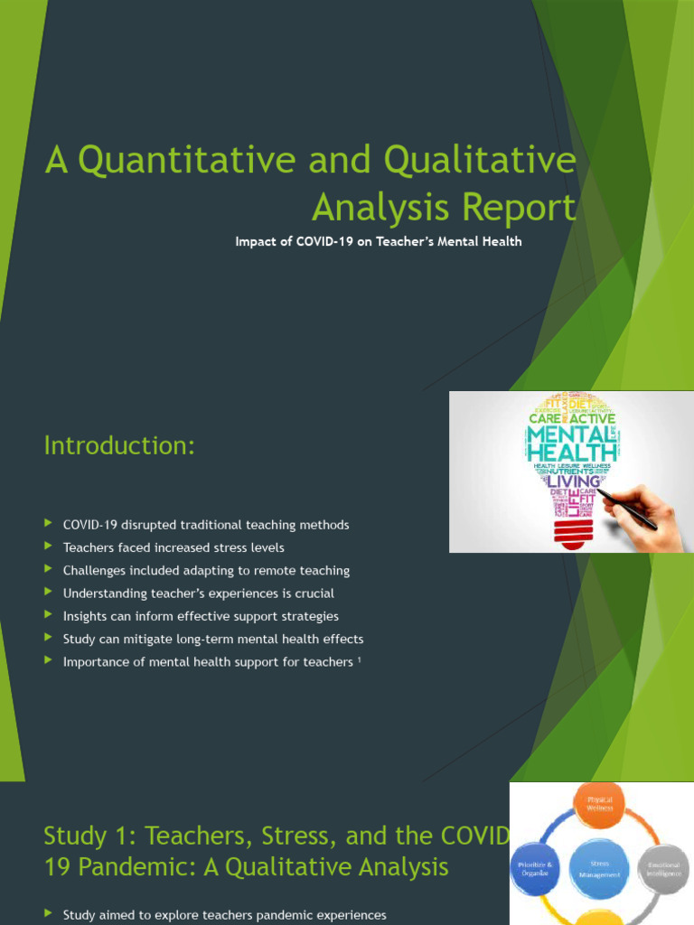 A Quantitative and Qualitative Analysis Report | PDF | Social Support ...