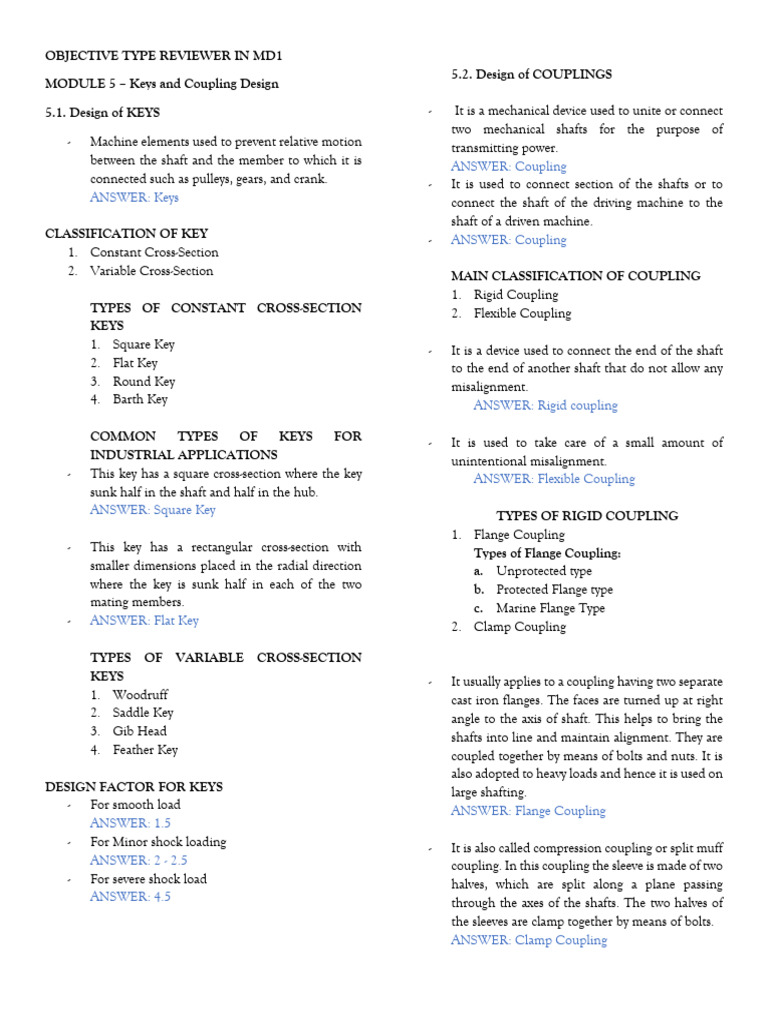 TERMS-MOD-5-7 | PDF | Screw | Mechanical Engineering