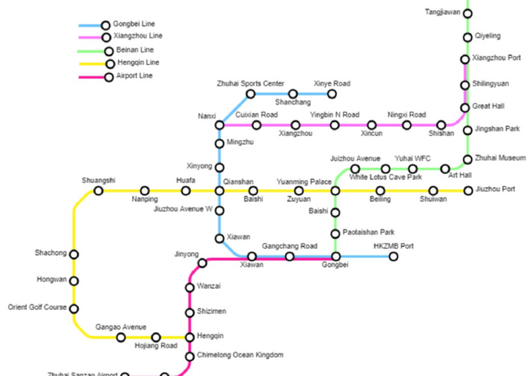 Zhuhai MTR Map | PDF