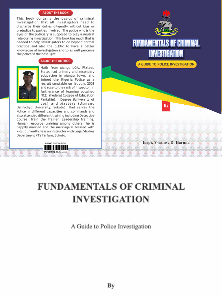 Fundamentals of Criminal Investigation | PDF