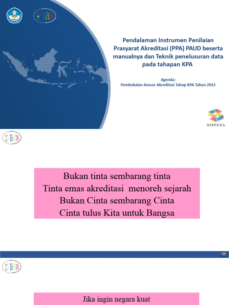 Materi PAA Untuk Akreditasi PAUD | PDF