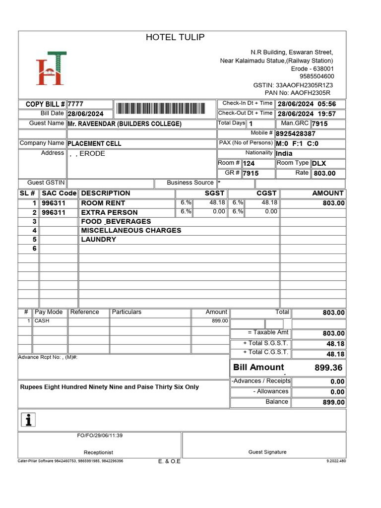 124 Raveendar | PDF | Payments