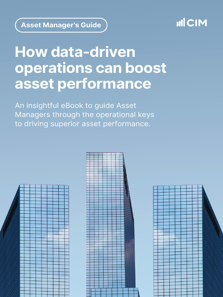 Ebook Asset Managers Guide How Operations Can Boost Asset Performance Pdf Sustainability