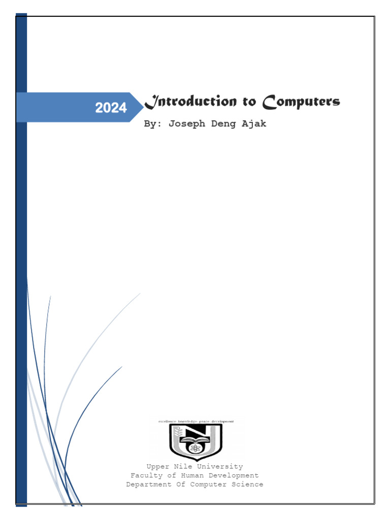 Introduction To Computers Pdf Computer Data Storage Byte