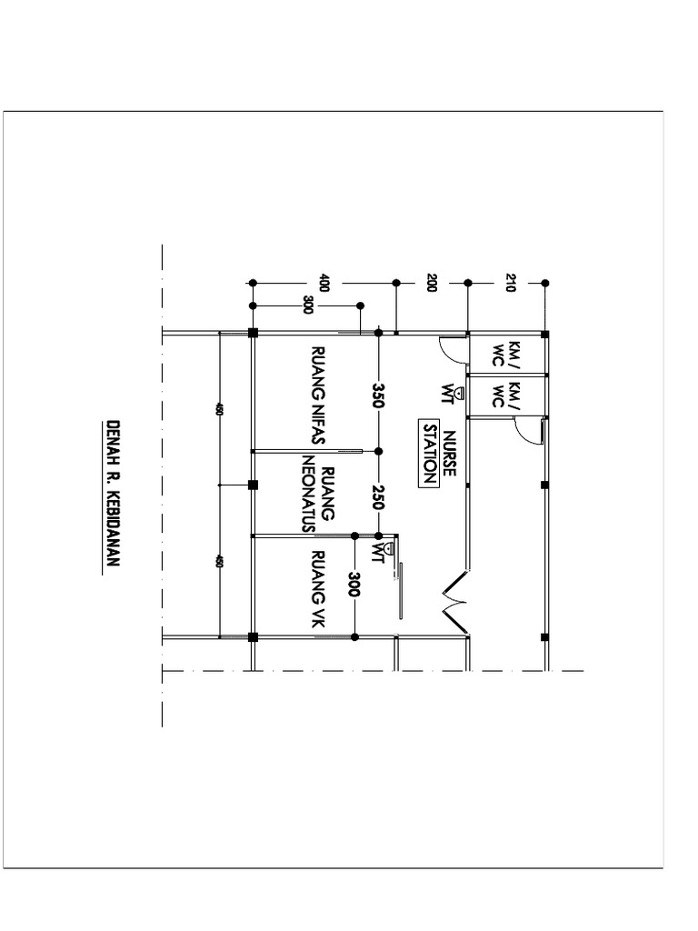 Denah R.kebidanan (Revisi) | PDF