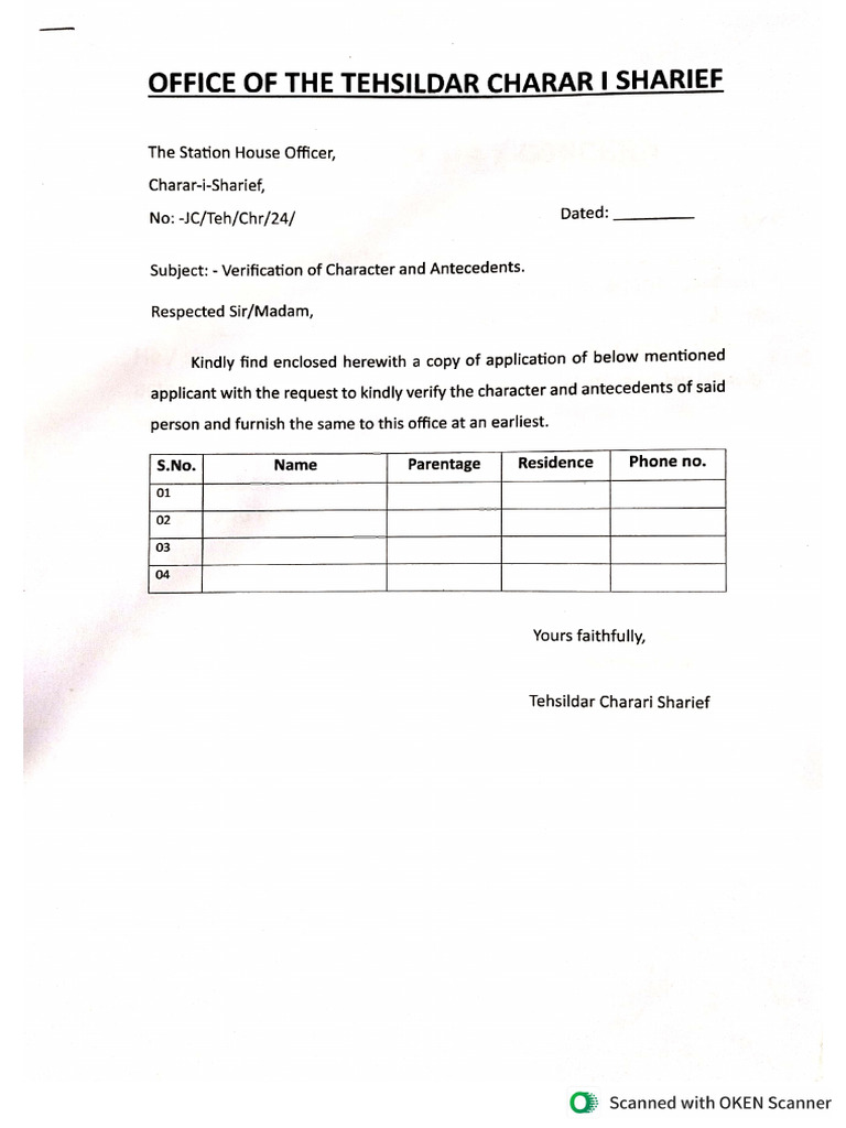 Sho Report Character | PDF