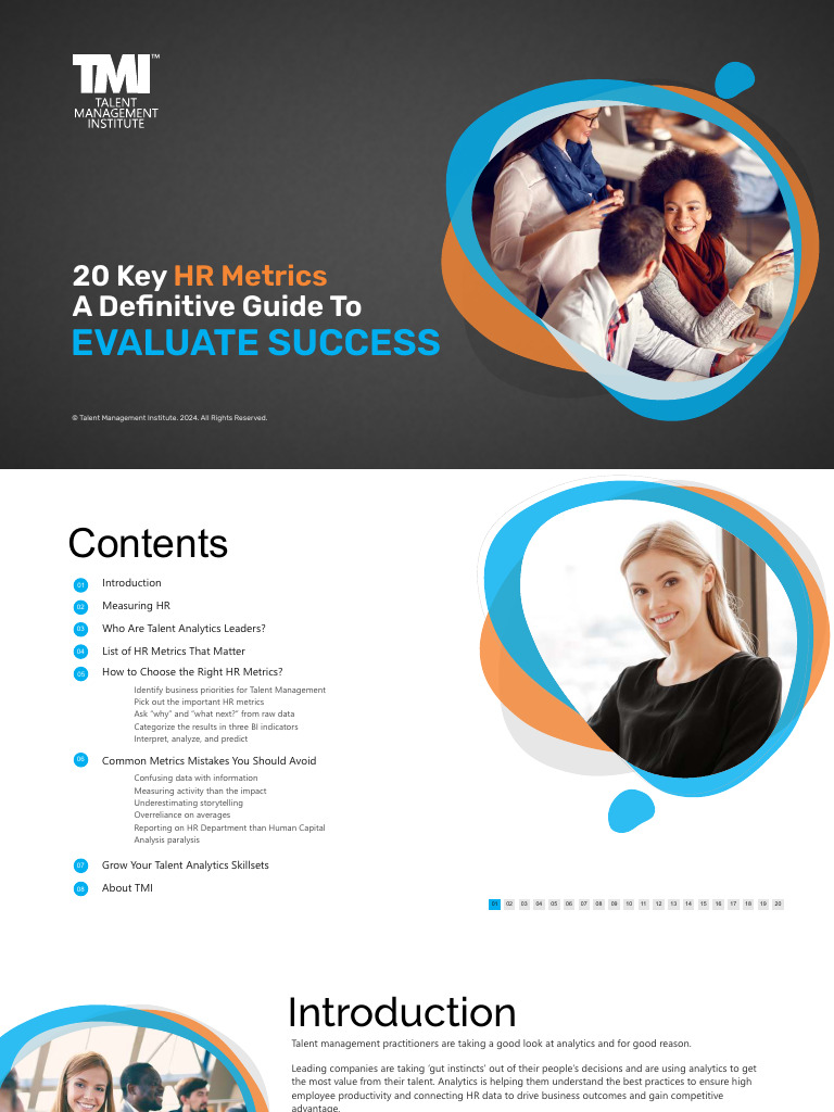 20 Key Hr Metrics | PDF | Turnover (Employment) | Analytics