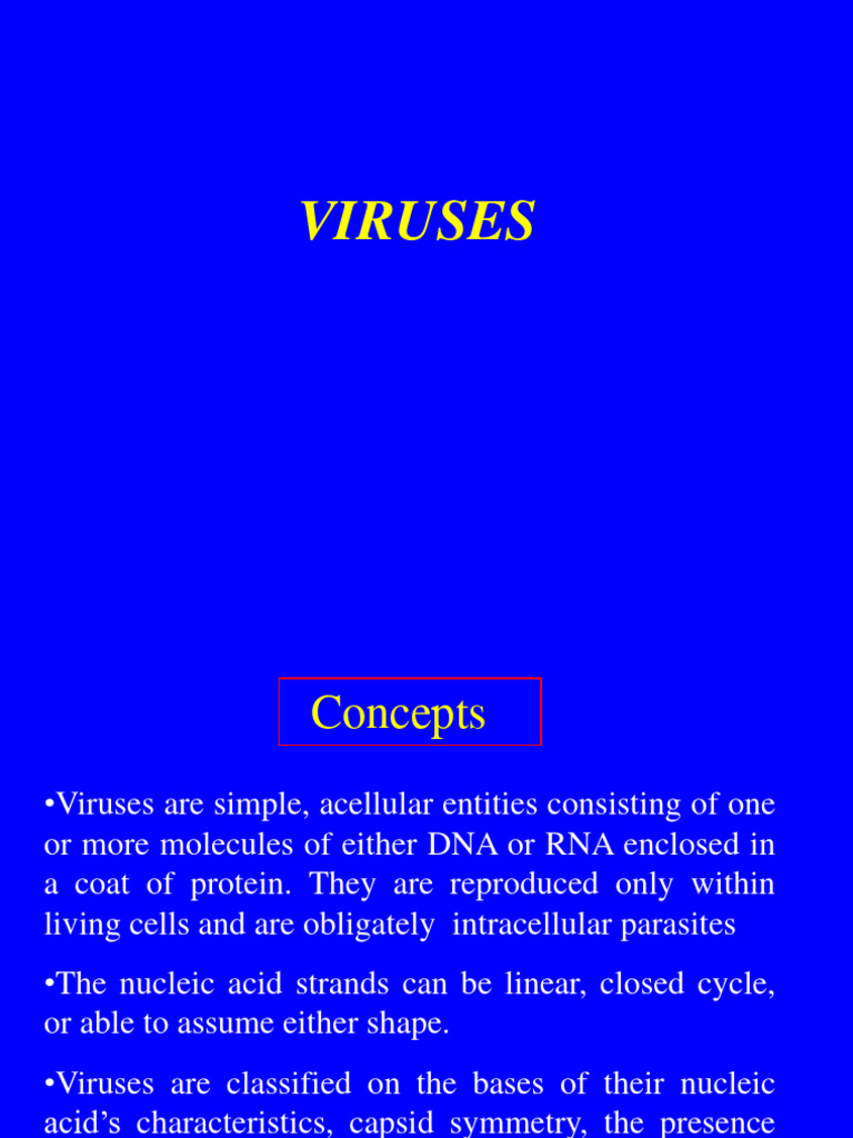 Lecture | PDF | Virus | Cell (Biology)