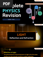 CBSE Class 10 Light Reflection and Refraction Study Notes | PDF ...