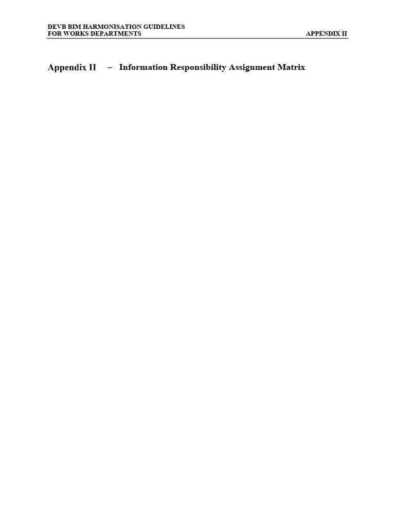 Appendix II - Information Responsibility Assignment Matrix (v2) | PDF | Computing | Information ...