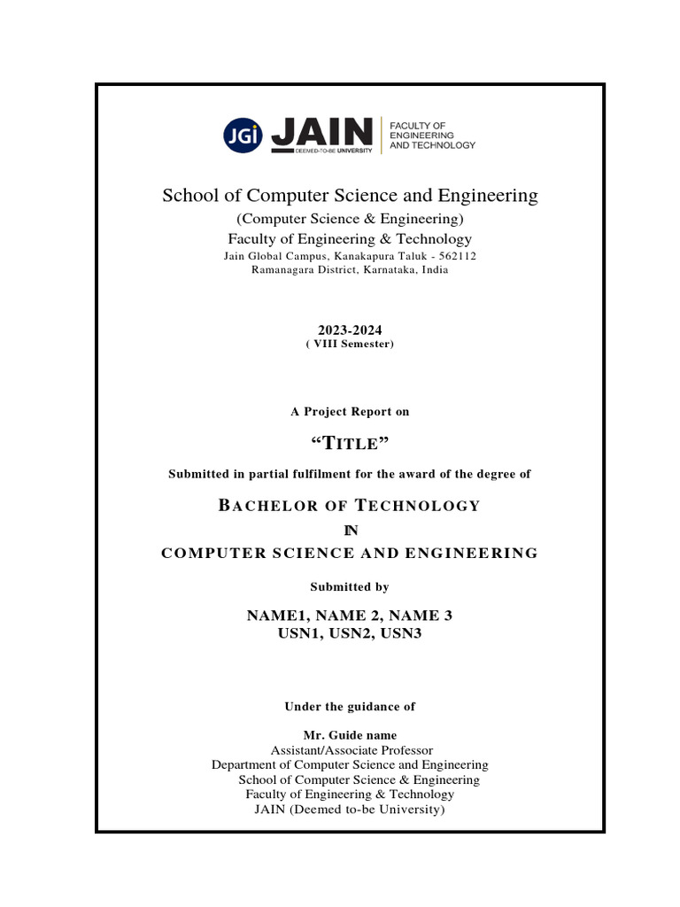 Internship Report Framework | PDF | Page Layout | Text