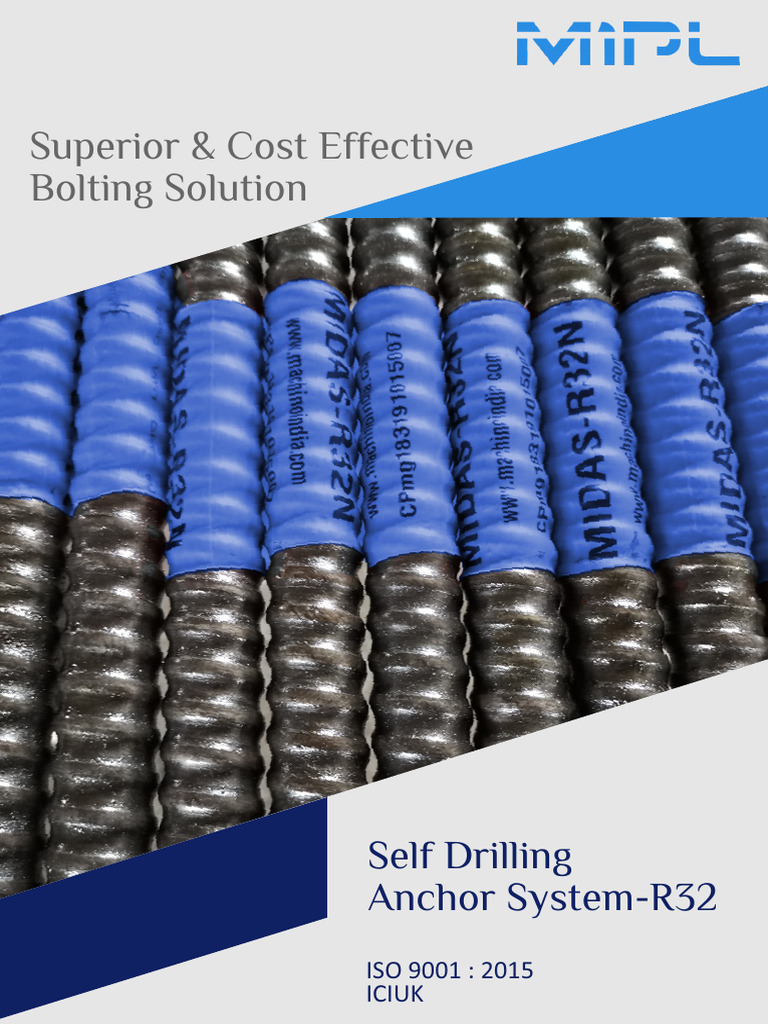 Superior & Cost Effective Bolting Solution: Self Drilling Anchor System ...