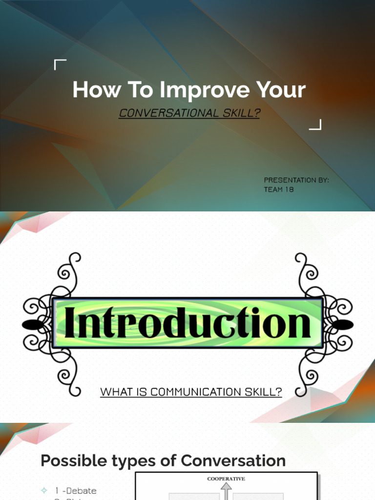 How To Improve Your Convo Final | PDF