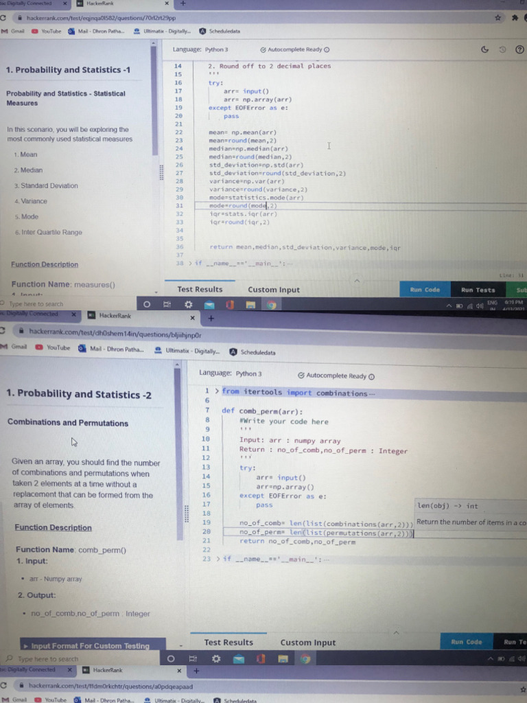 Basics of Stats and Prob | PDF