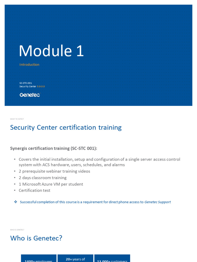 SC STC 001 5.9 Module 1 Introduction | PDF | Access Control | Server ... SC STC 001 5.9 Module 1 Introduction | PDF | Access Control | Server ...