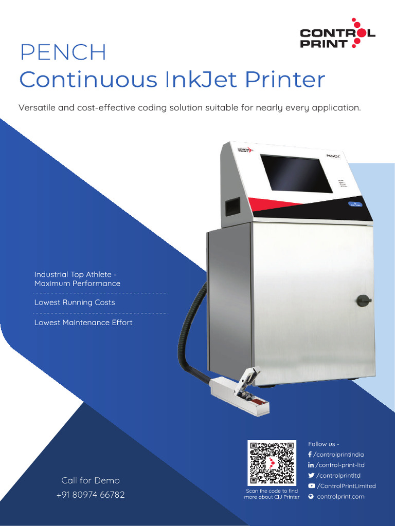 Control-Print-Continuous-InkJet-Printer-Pench-Brochure | PDF