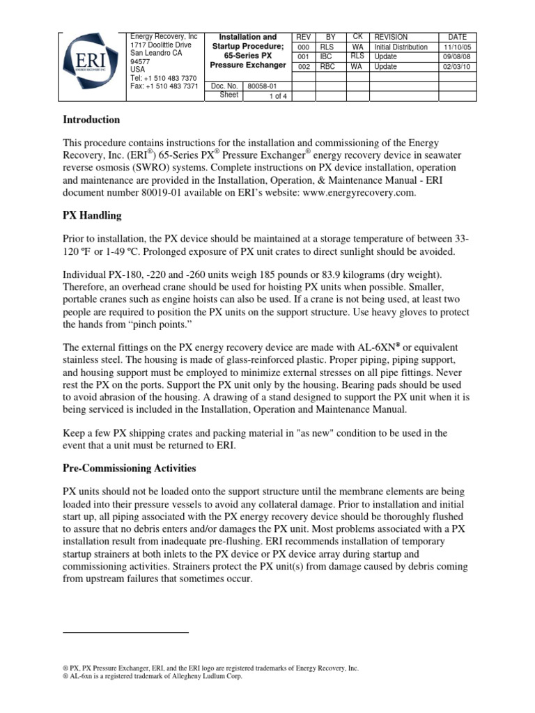 65-Series Startup and Commissioning Procedure | PDF | Pump | Valve