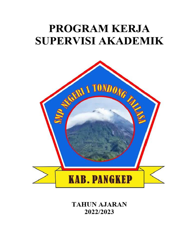 Program Kerja Supervisi Akademik | PDF