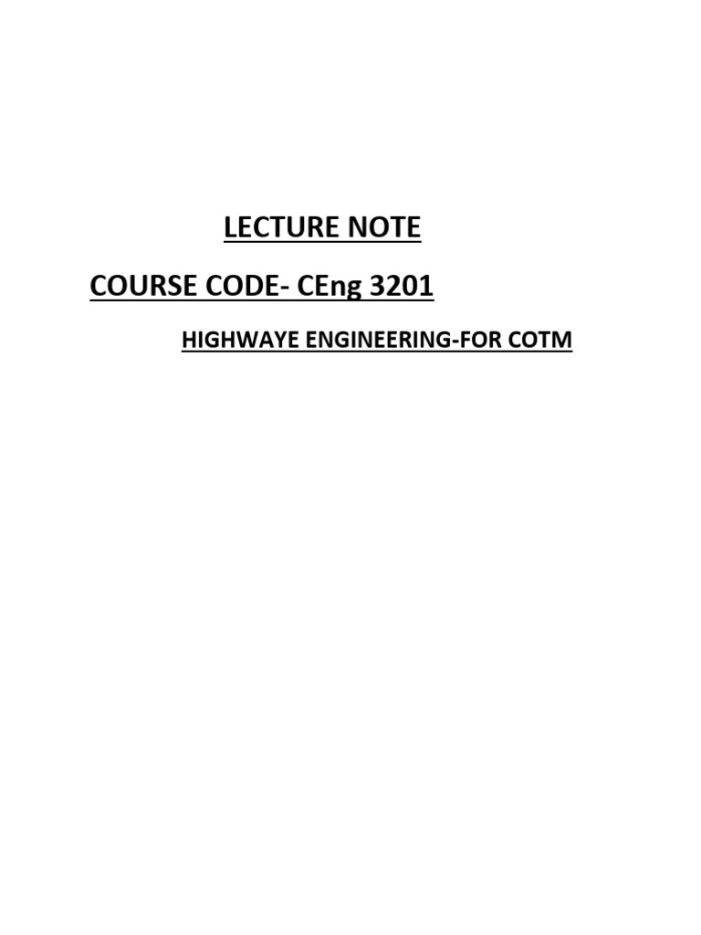 Geometric Design of Highway | PDF | Controlled Access Highway | Road