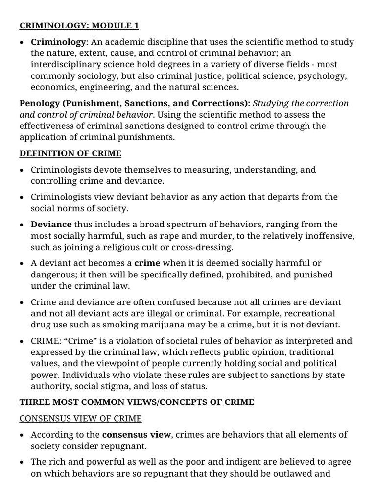 Understanding Crime and Deviance | PDF